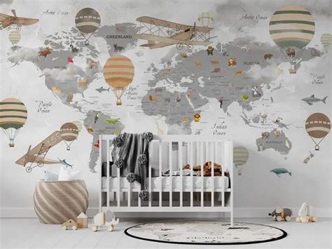 بهترین مدل کاغذ دیواری اتاق کودک این کاغذ دیواری‌ها اتاق کودک رو