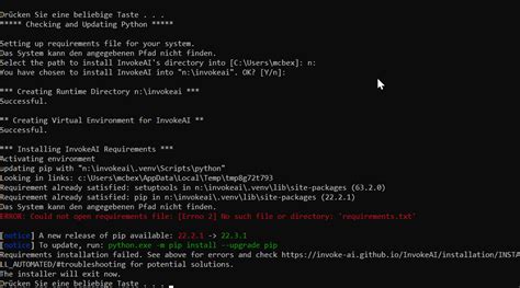 Bug Missing Requirementstxt When Trying To Reinstall 224 From Scratch · Issue 2010