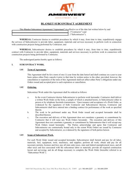 133 Short Forms Standard Subcontract Page 7 Free To Edit Download And Print Cocodoc