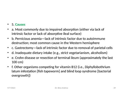 Anemia Pptx 4th Year Pathology Lecture Ppt Ppt