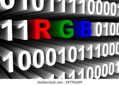 Additive Color Model Rgb Form Binary Stock Illustration 297701699 Shutterstock