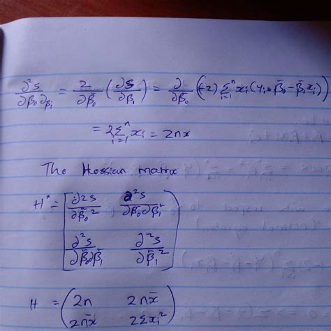 Solved Derive The Second Order Condition Soc For The Ols Estimator