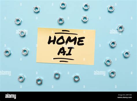 Inspiration Showing Sign Home Ai Business Concept Home Solution That Enables Automating The