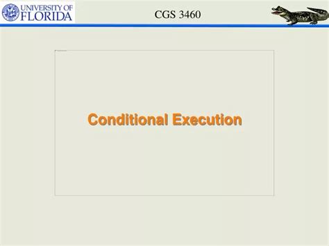 Ppt Conditional Execution Powerpoint Presentation Free Download Id