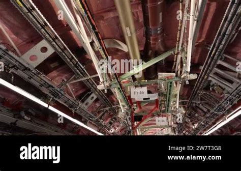 The Cabin Of The Airbus A350 Aircraft For Flight Tests The Internal