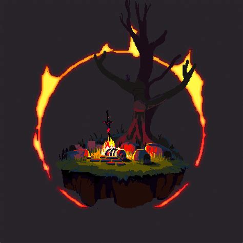 Dark Souls Bonfire Art