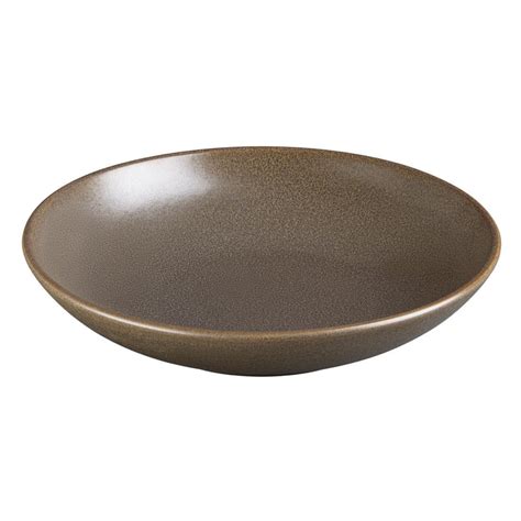 Olympia Ember Mahogany Low Coupe Bowls 230mm 4 Pack