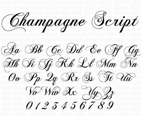 Script Letter Style