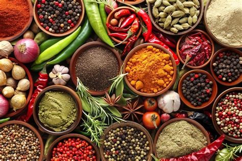Premium Photo D Spices And Herbs Design
