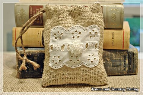 How To Make Babe Burlap Bags Town Country Living
