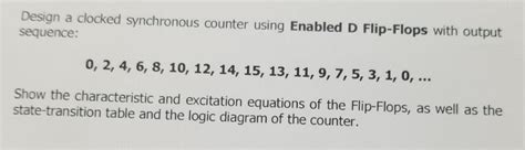 [solved] design a clocked synchronous counter usin solutioninn