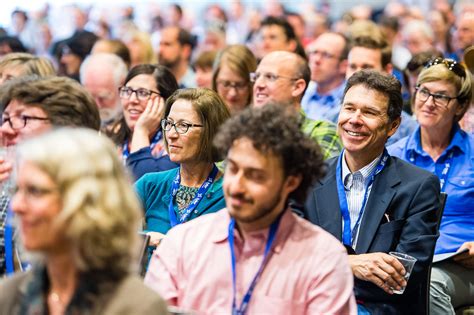 Corporate Event Attendees Listening Learning And Interacting