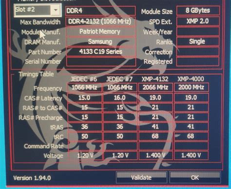 Same Xmp Profile Settings For Xmp1 And Xmp2 In Bios Msi Global