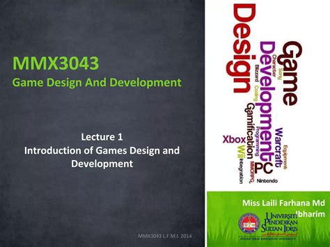 Introduction Of Game Design And Development Ppt