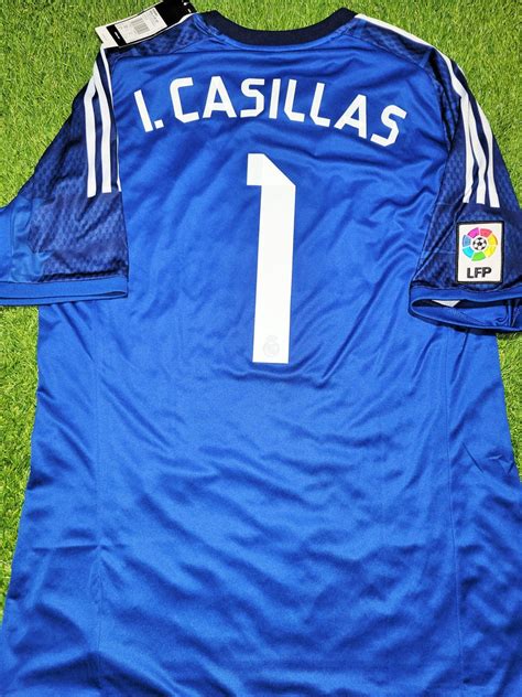 Casillas Real Madrid 2014 2015 Gk Soccer Jersey Shirt Bnwt L Sku S054