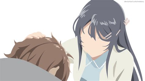 Mai X Sakuta Vector By Miielary On Deviantart