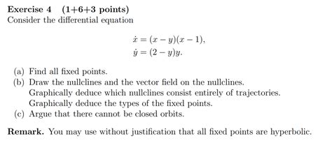 solved exercise 4 1 6 3 points consider the differential