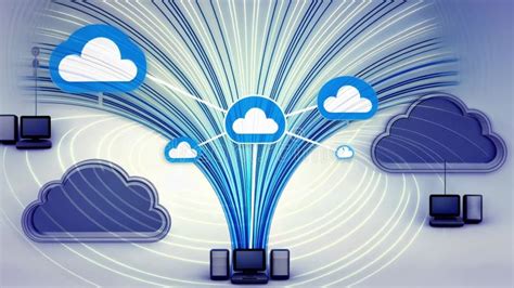 An Artistic Representation Of Data Flowing From Smart Sensors Into The Cloud Signifying Realtime