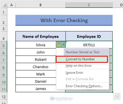 Solved Excel Number Stored As Text Exceldemy