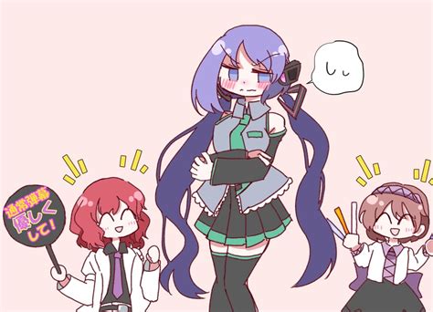 Hatsune Miku Horikawa Raiko Tsukumo Benben And Tsukumo Yatsuhashi