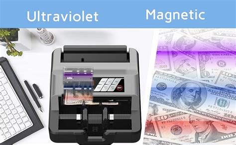 Tihoo Portable Money Counter Advanced Uv Mg Counterfeit