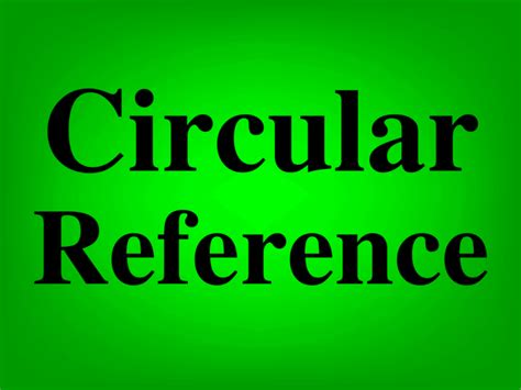 How To Fix A Circular Reference Warning In Excel Featured Image Spreadsheet Class