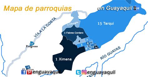 Parroquias De Guayaquil Mapa
