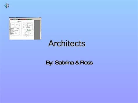 Architects Ppt