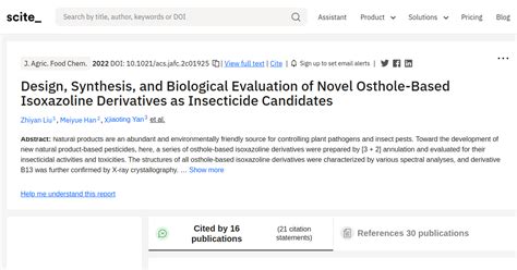 Design Synthesis And Biological Evaluation Of Novel Osthole Based Isoxazoline Derivatives As