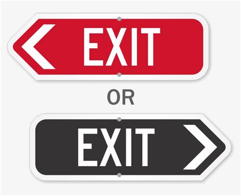 Exit Sign Clip Art