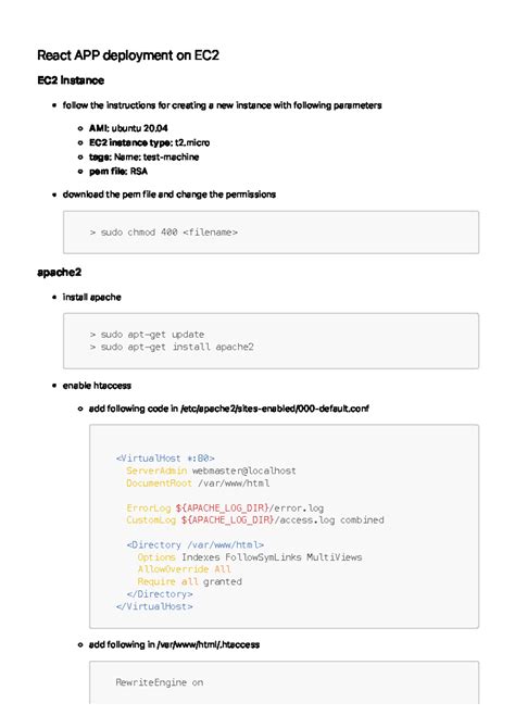 Aws Deployment Softwear React APP Deployment On EC EC Instance Follow The Instructions