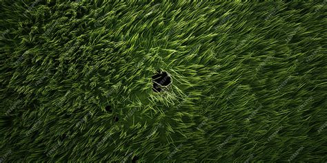 Premium Photo Overhead Perspective Of Grassy Terrain Exploring The
