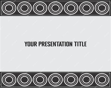 Premium Vector Powerpoint Template Design Vector