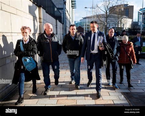 Joe Convie Father Of Gary Convie 2nd Left Keiran Fox Son Of Eamon