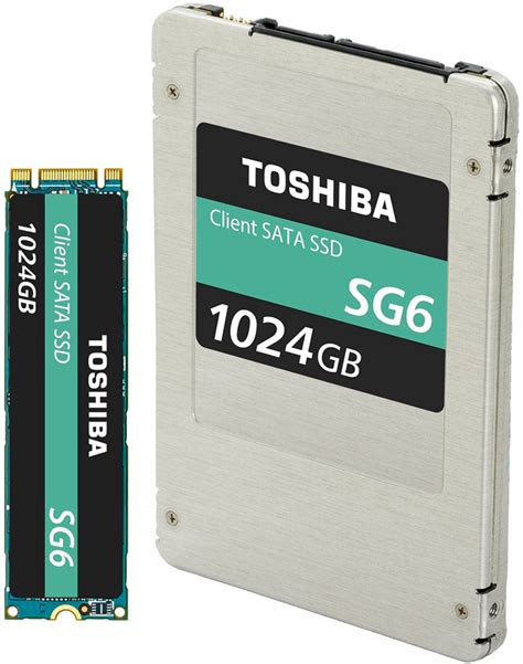 В твердотельных накопителях Toshiba Memory Sg6 используется 64 слойная флэш память 3d Tlc Nand