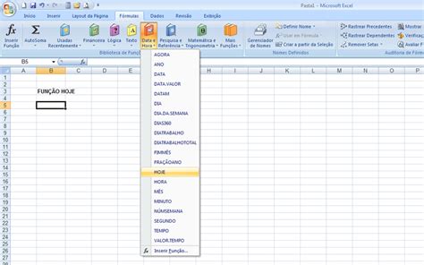 Funções do Excel desmembram informações sobre data e hora veja como fazer Fotos Tecnologia