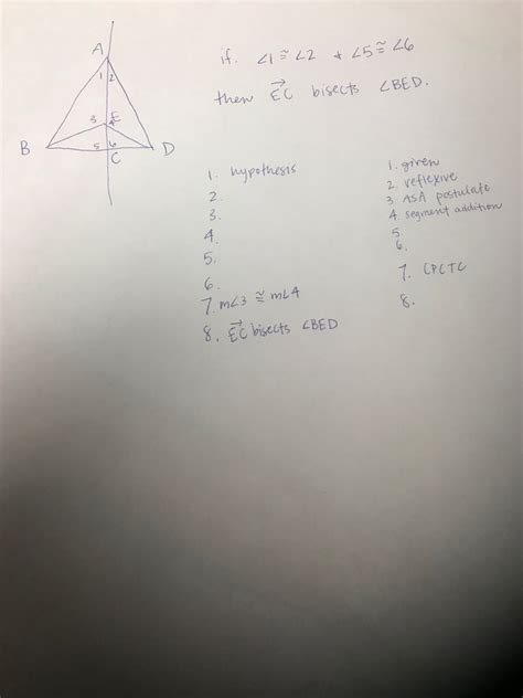 Solved 2 then EC bisects BED ろ given 2 ts 4 segmant Chegg com