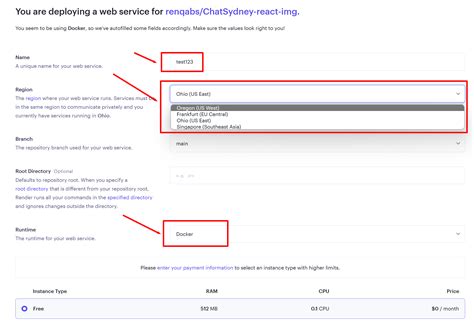 render云平台免费部署ChatSydney viopsa AI testers Forum Discussion GitHub