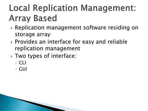 Ppt Replication Technologies Local Replicas Technologies Restore And Restart Powerpoint