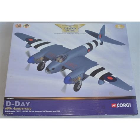 Corgi Aviation Archive Aa34602 132 Diecast D Day Mosquito Prxvi