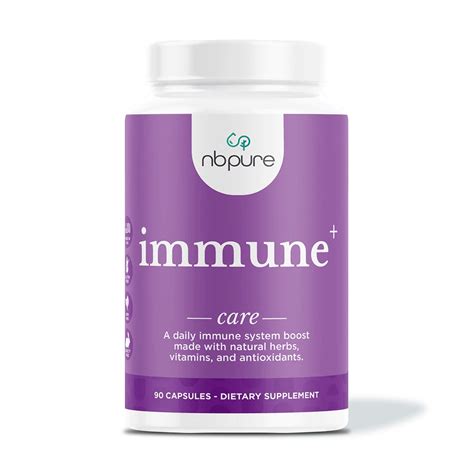 Nbpure Immune Daily Immune System Supplement Boost Immunity Supplement 90 Count