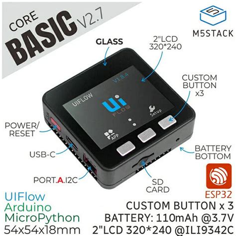 Icshop Esp32 Basic Core Lot Development Kit V2 7 開發套件 物聯網 露天市集 全台最大