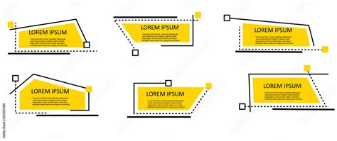 Frame For Title And Text Digital Callouts Modern Geometric Design Template A Simple Text