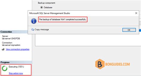 How To Create A Backup Using Sql Server Management Studio Ssms