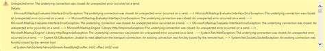 Underlying Connection Was Closed An Unexpected Err Microsoft