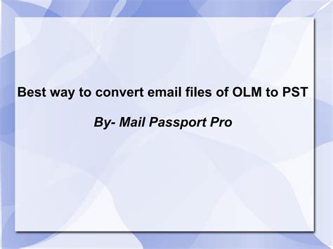 OLM To PST Converter Tool By CuriousBella Issuu
