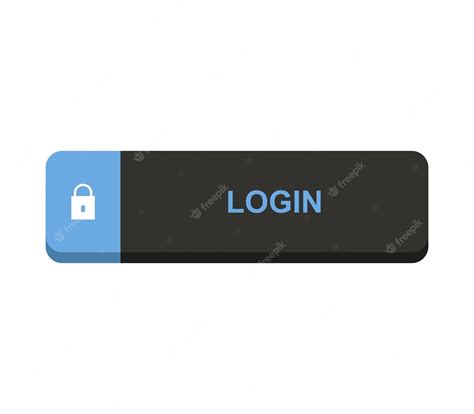 Premium Vector Login Button