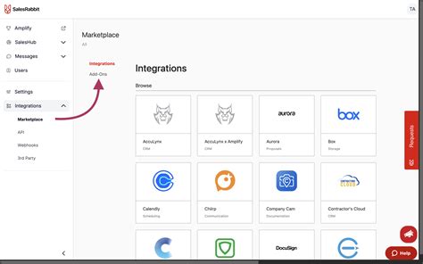 Enabling Amplify Setting Up Amplify For The First Time SalesRabbit Help Center