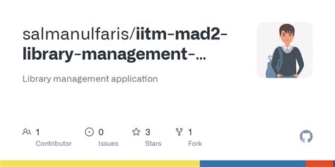 Github Salmanulfaris Iitm Mad Library Management Project Library Management Application