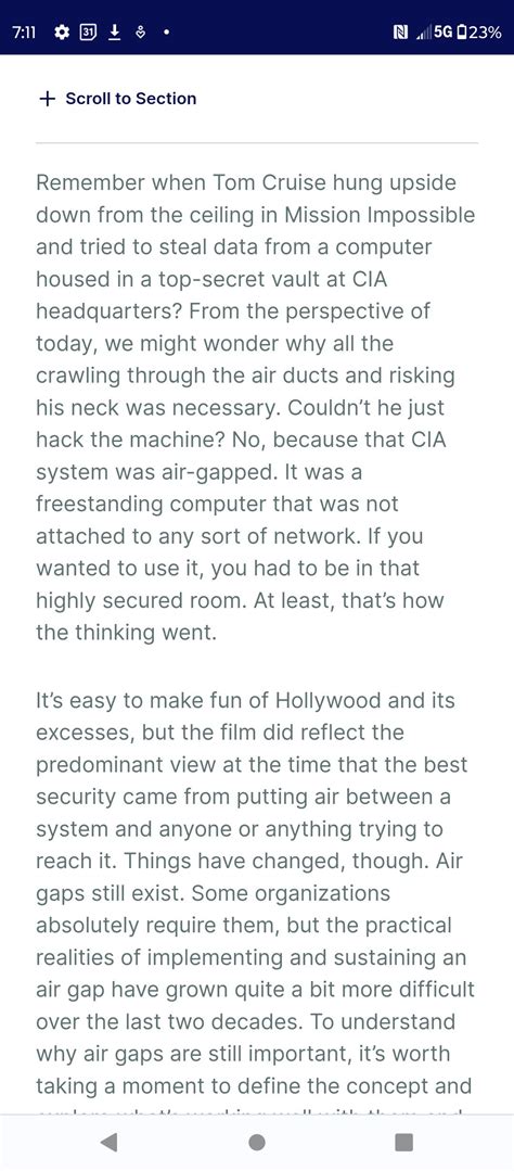 Akinwale Owi On Linkedin Airgaps Cybersecurity